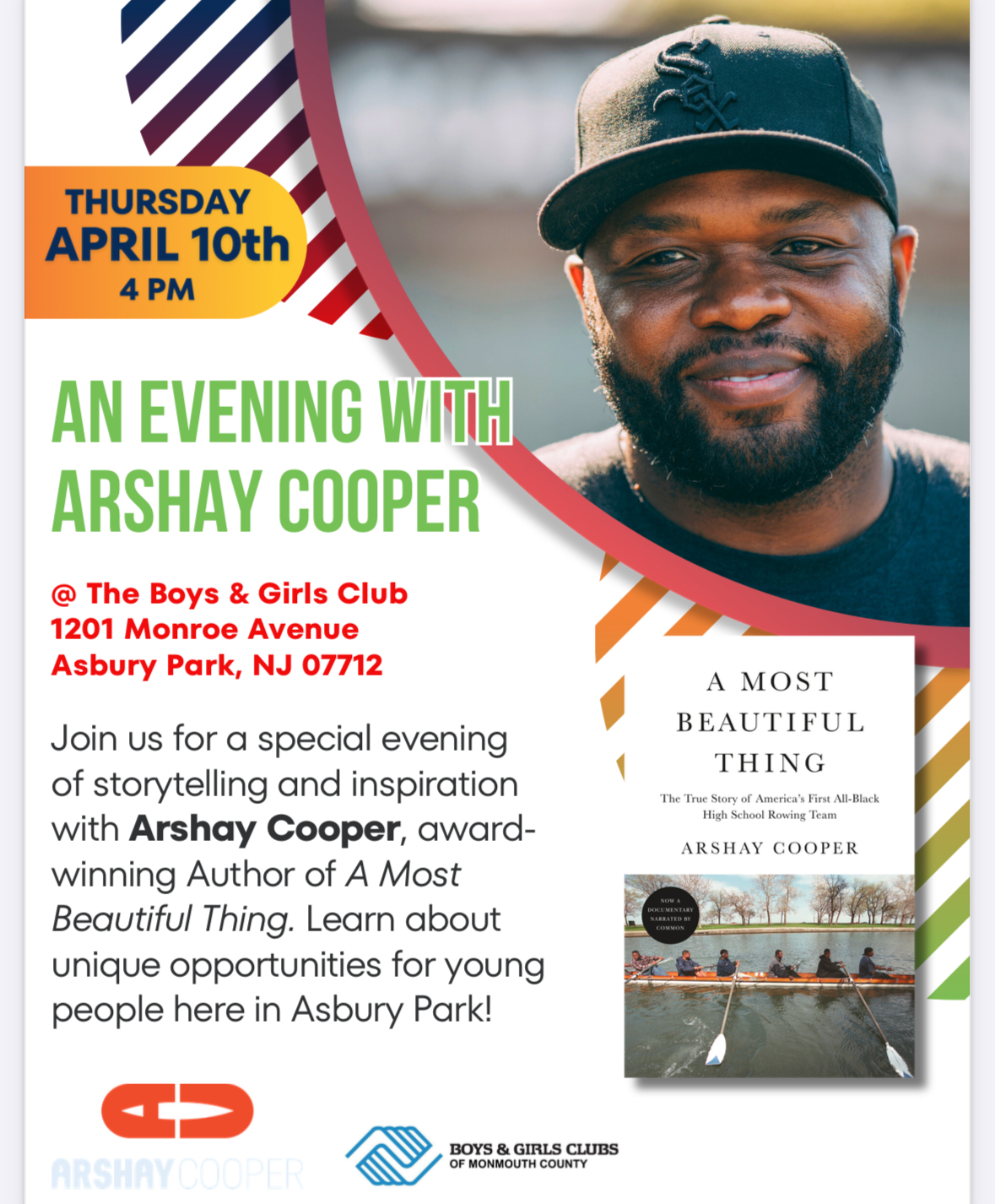 Storytelling and inspiration with Arshay Cooper - Jersey Shore Scene